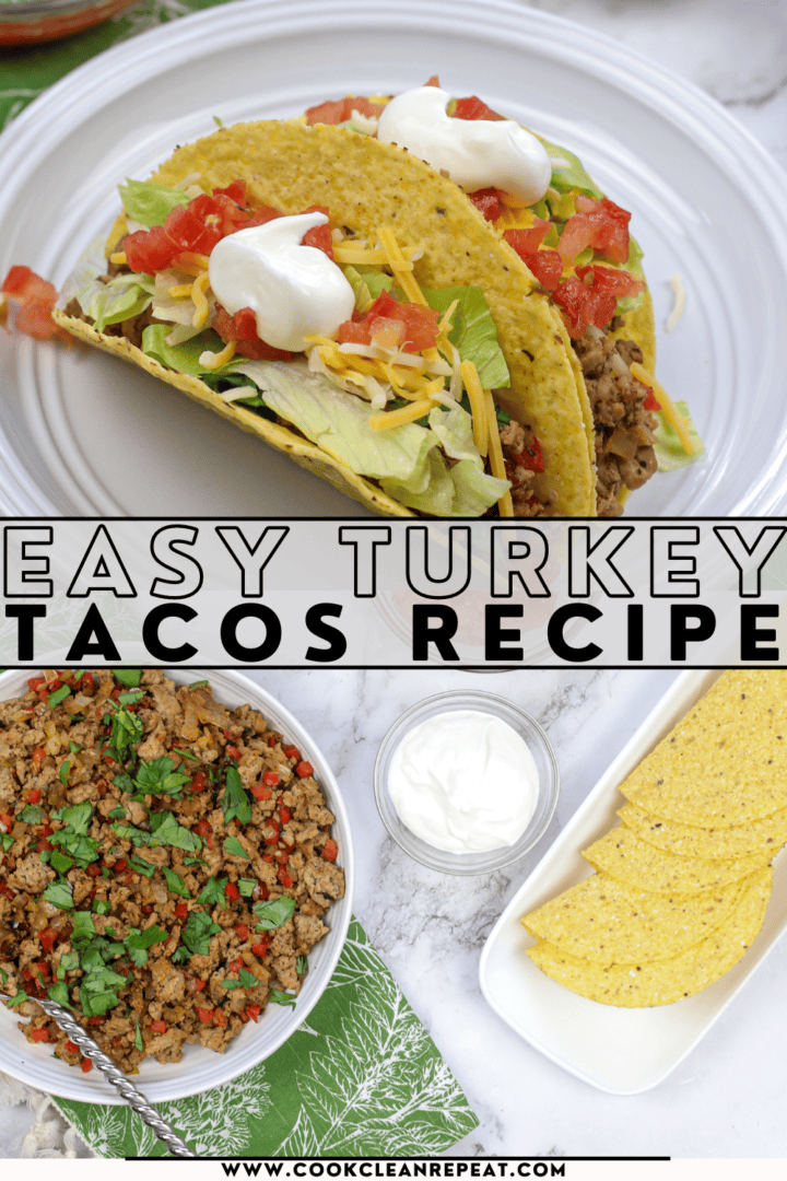 Easy Turkey Tacos With Fresh Toppings and Homemade Seasoning - Cook ...