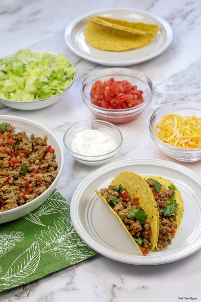 Easy Turkey Tacos - Cook Clean Repeat