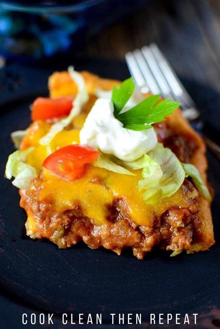 Delicious & Easy Taco Bake Recipe - Cook Clean Repeat