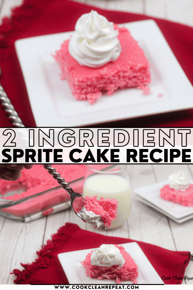 2 Ingredient Cake | Sprite Cake Recipe - Cook Clean Repeat