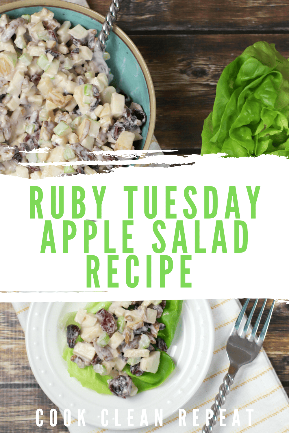 Ruby Tuesday Apple Salad - Cook Clean Repeat
