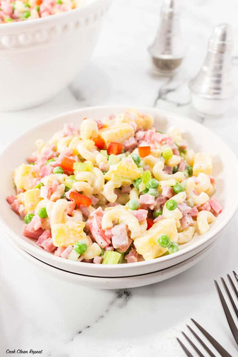 Ham and Pineapple Pasta Salad - Cook Clean Repeat