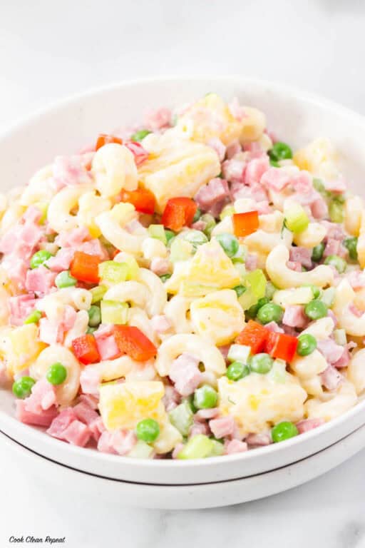 Ham and Pineapple Pasta Salad - Cook Clean Repeat