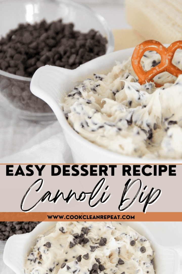 Delicious Cannoli Dip - Cook Clean Repeat