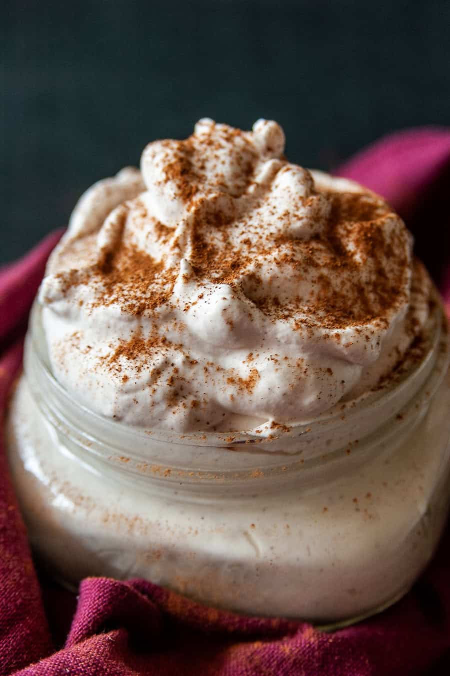 Cinnamon Whipped Cream Topping - Cook Clean Repeat