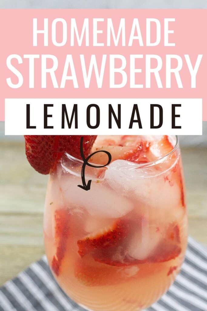 Fresh Strawberry Lemonade - Cook Clean Repeat