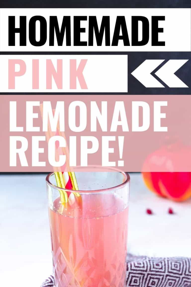 Homemade Pink Lemonade - Cook Clean Repeat