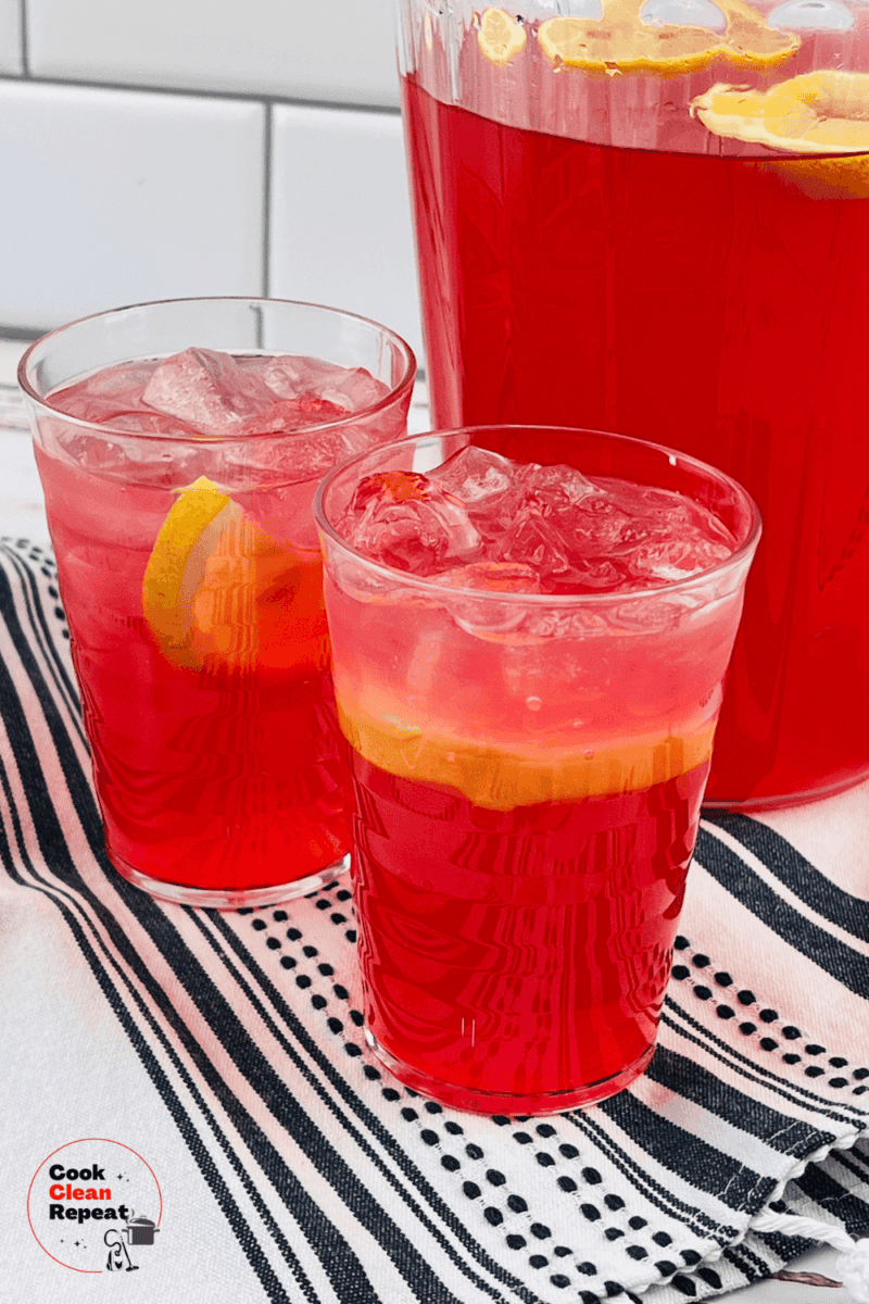 Homemade Pink Lemonade - Cook Clean Repeat