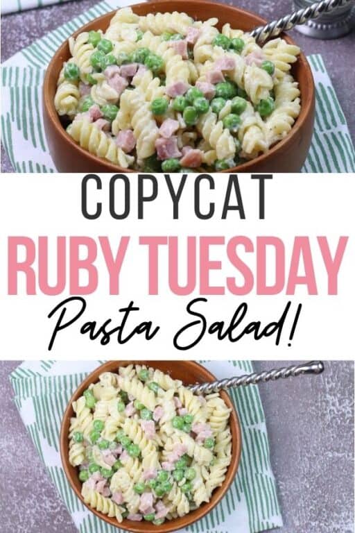 Copycat Ruby Tuesday Pasta Salad Recipe - Cook Clean Repeat