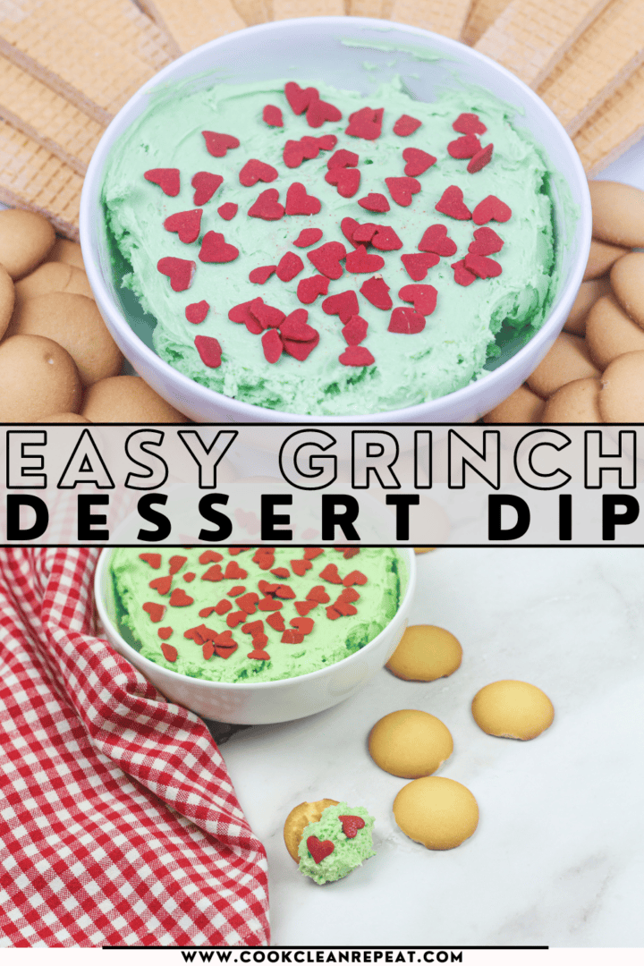 Grinch Dessert Dip - Cook Clean Repeat