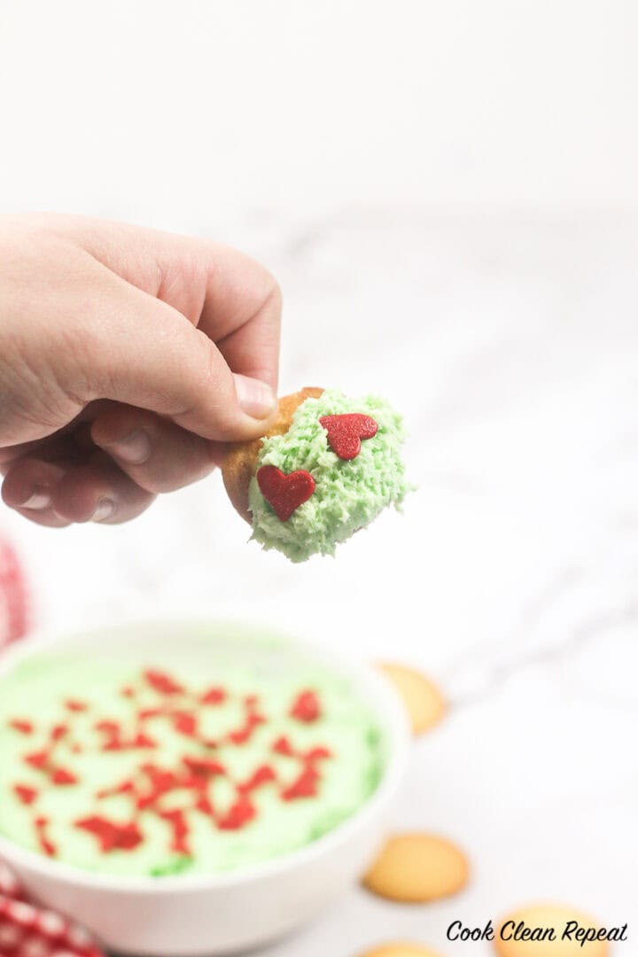 Grinch Dessert Dip - Cook Clean Repeat