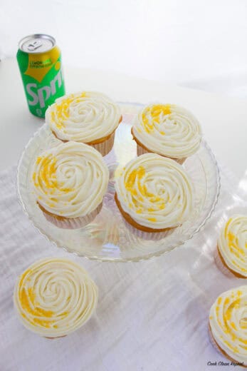 Easy Sprite Cupcakes Recipe - Cook Clean Repeat