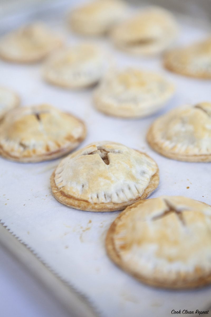 Mini Apple Pie Pockets - Cook Clean Repeat