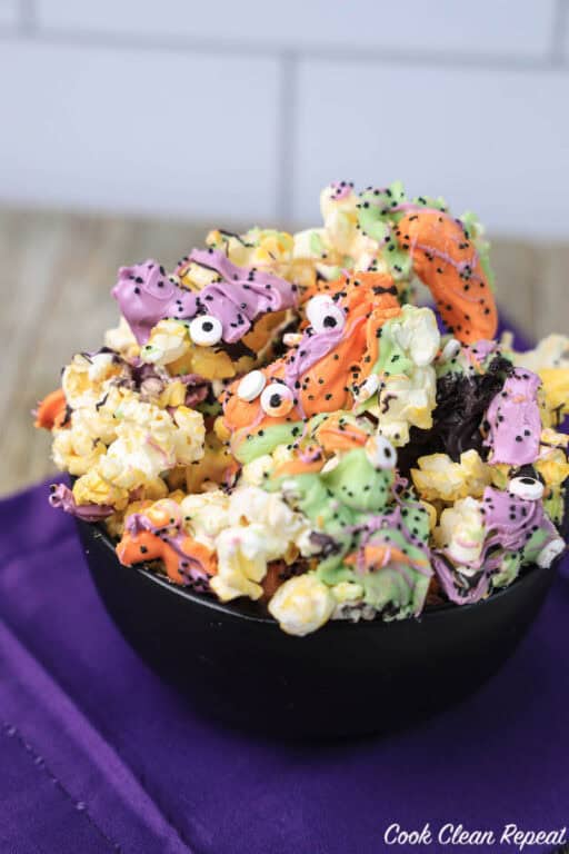 Halloween Popcorn - Cook Clean Repeat