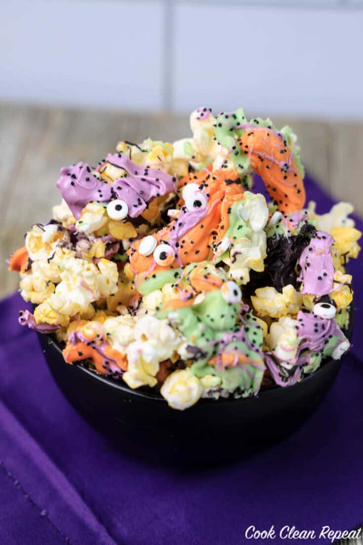 Halloween Popcorn - Cook Clean Repeat