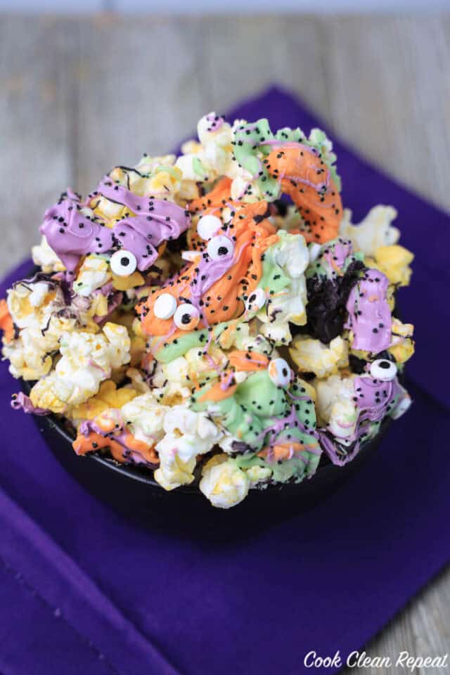 Halloween Popcorn - Cook Clean Repeat
