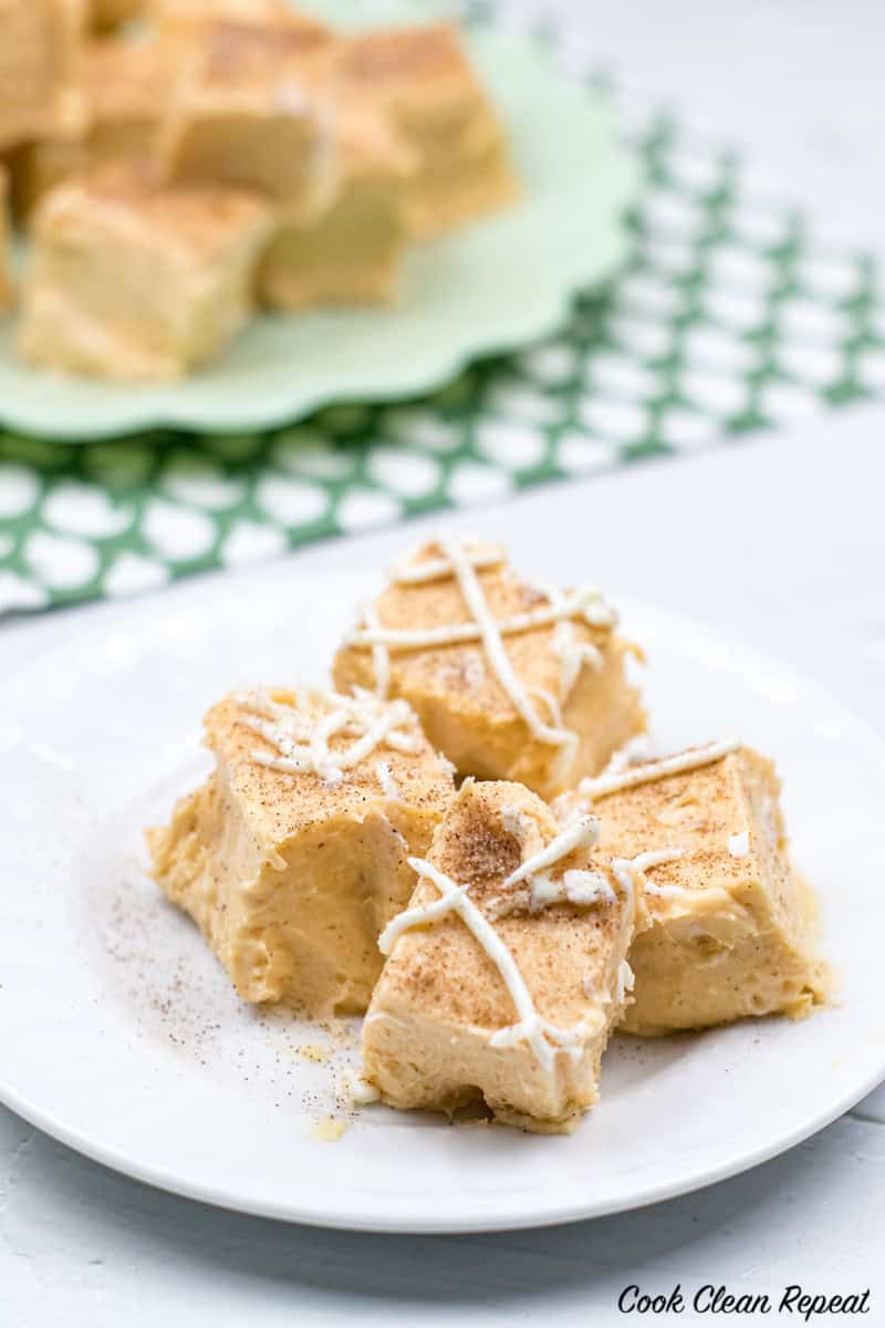 Pumpkin Spice Fudge - Cook Clean Repeat