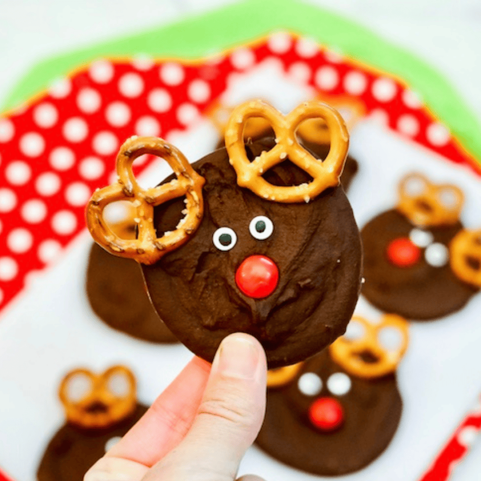 Chocolate Reindeer Bark - Cook Clean Repeat