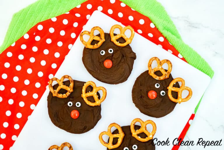 Chocolate Reindeer Bark - Cook Clean Repeat