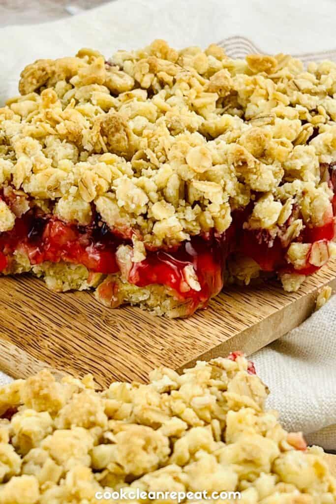 Cherry Bars with Cake Mix - Cook Clean Repeat