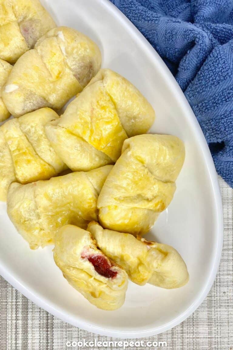 Crescent Roll Cherry Turnover - Cook Clean Repeat