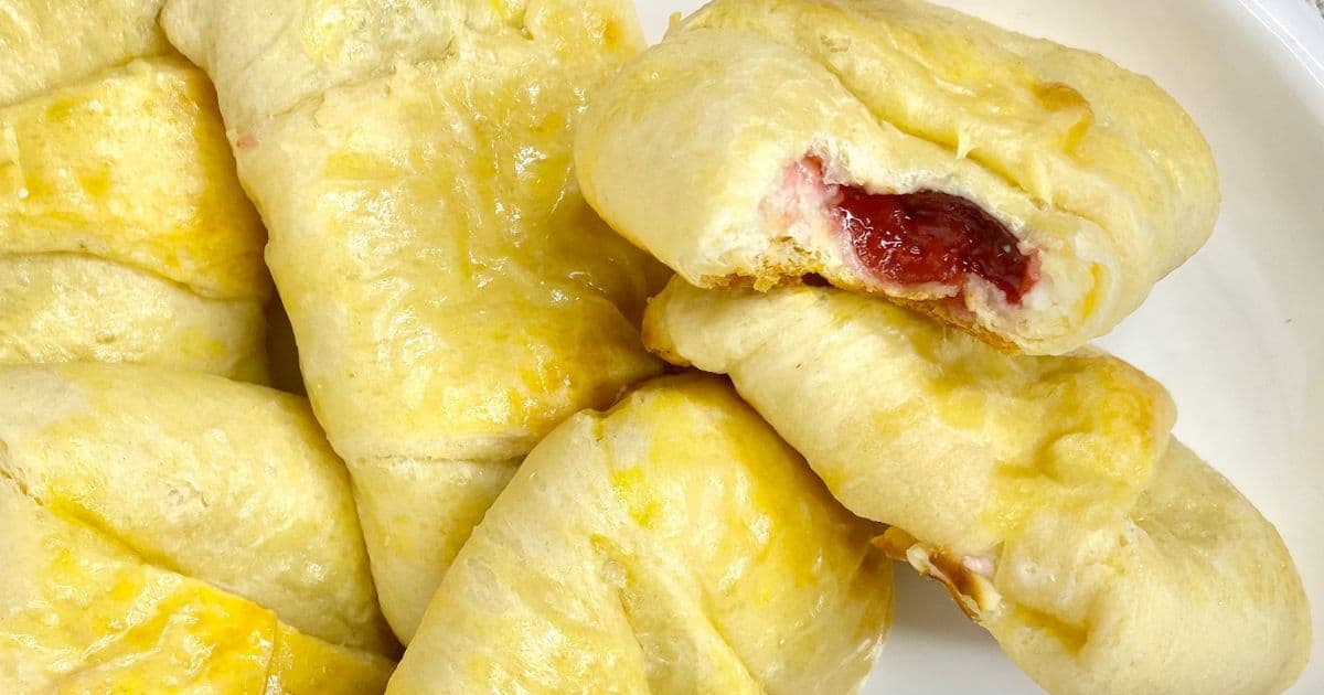 Crescent Roll Cherry Turnover - Cook Clean Repeat