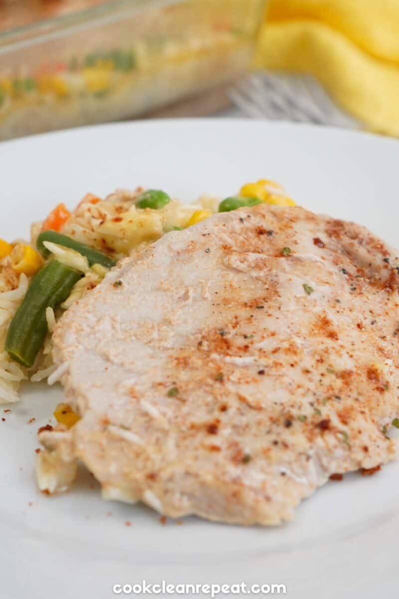 Pork Chop One Pan Dinner - Cook Clean Repeat