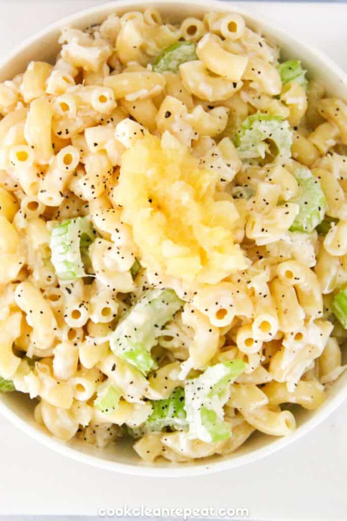 Pineapple Pasta Salad - Cook Clean Repeat