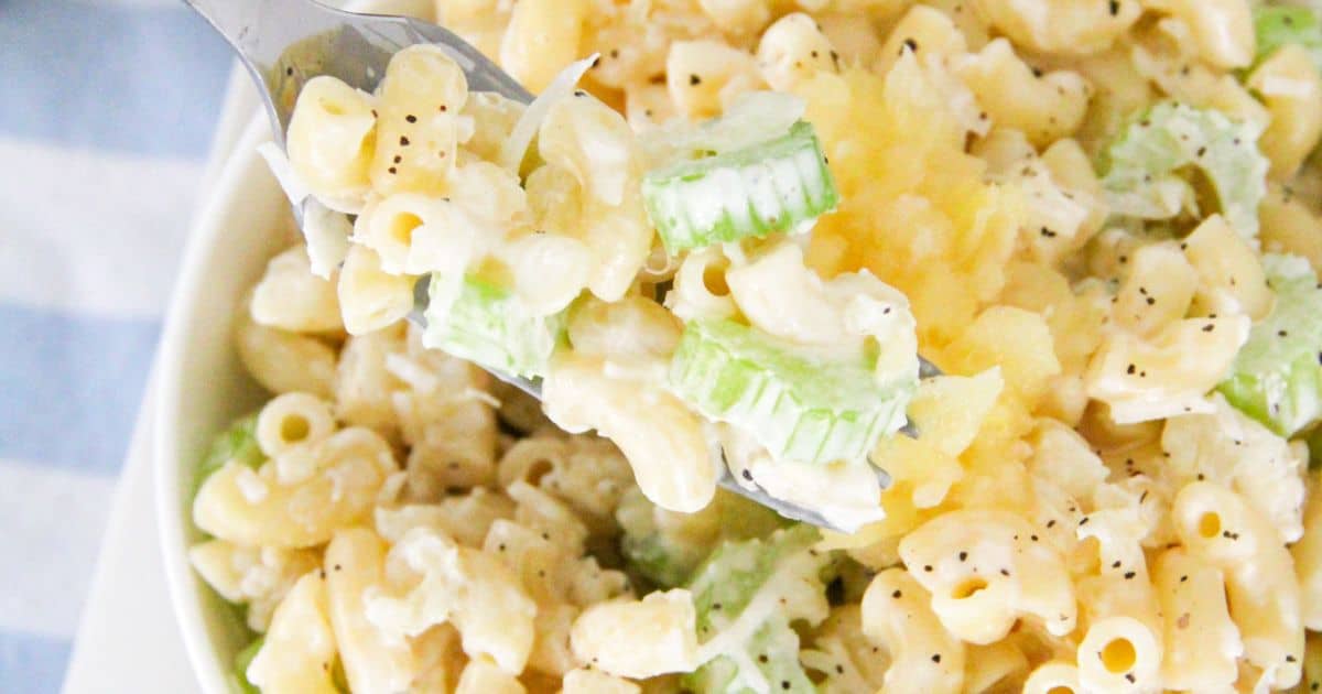 Pineapple Pasta Salad - Cook Clean Repeat