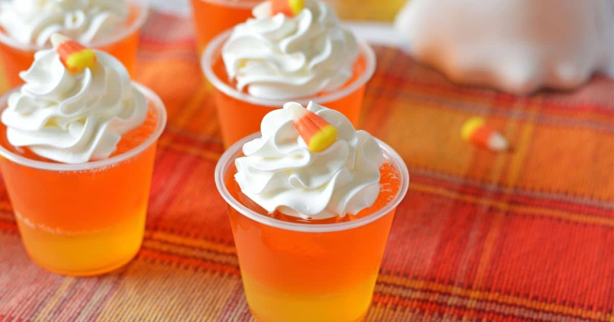Candy Corn Jello Cups Cook Clean Repeat